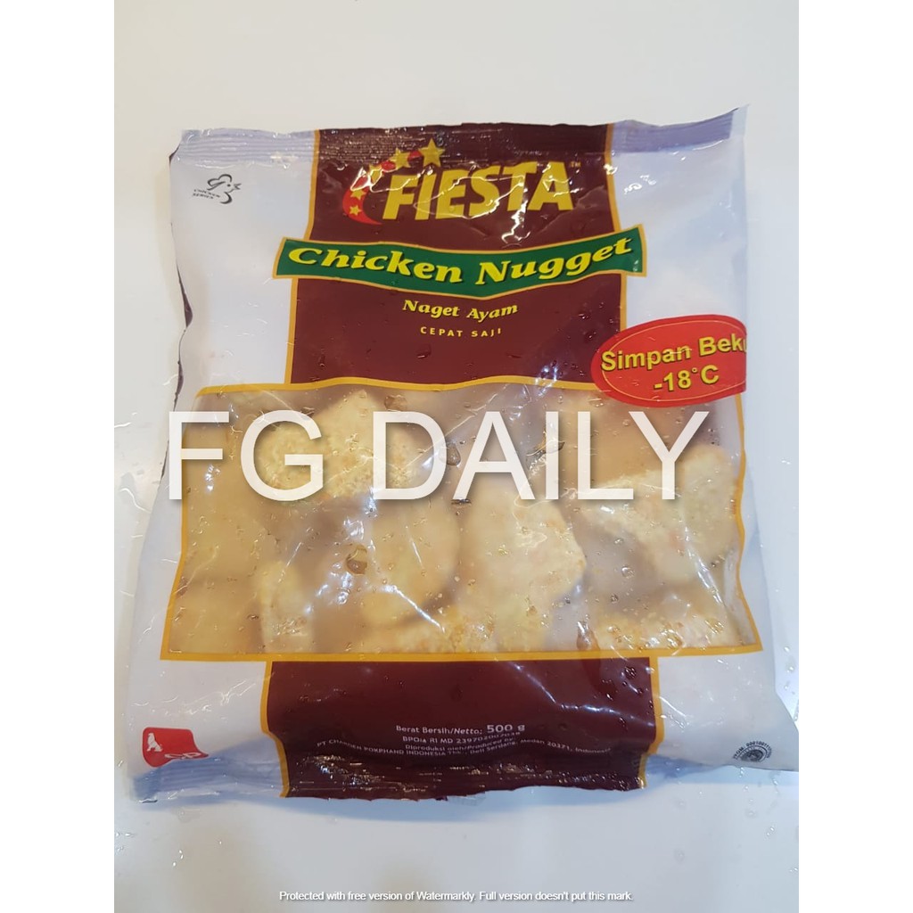 Jual CHICKEN NUGGET FIESTA 500GR/DAGING AYAM OLAHAN/NUGGET AYAM ...