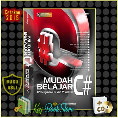 Jual Buku Mudah Belajar C# Pemrograman C# dan Visual C# +CD Indonesia ...