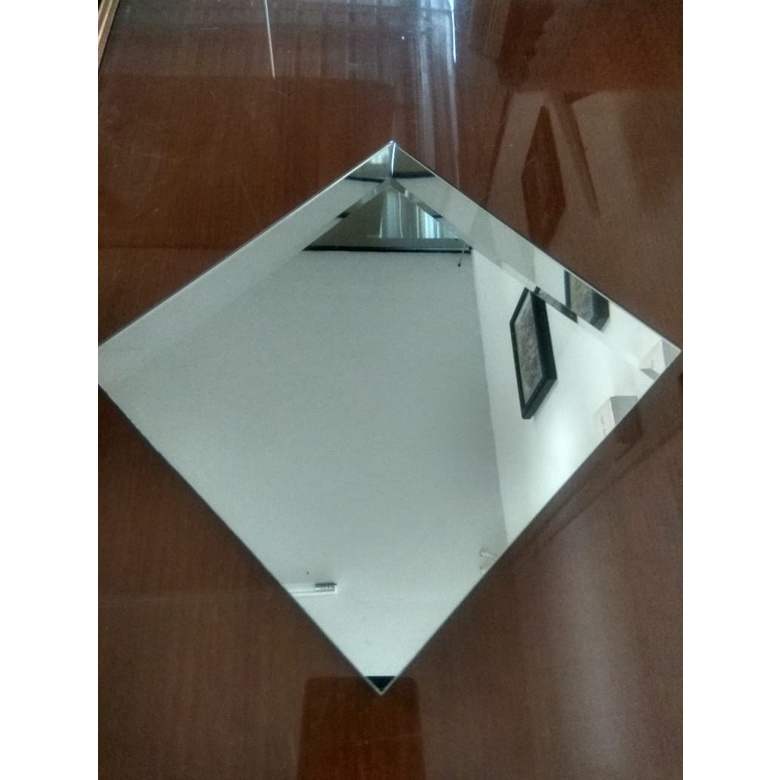 Jual kaca cermin bevel clear 5mm custom | Shopee Indonesia