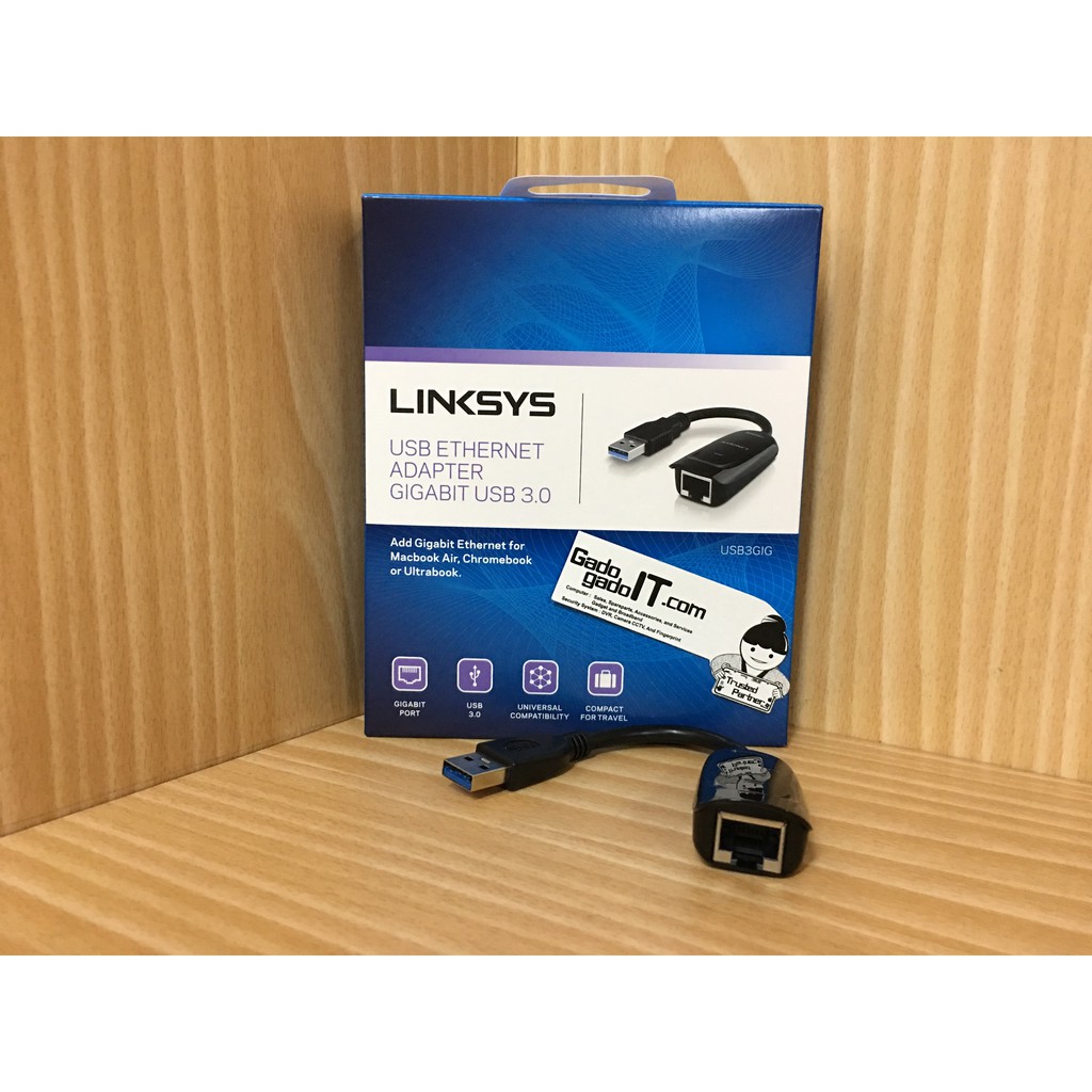 Jual LINKSYS USB3GIG USB 3.0 LAN ADAPTER/USB LAN CARD RJ45 Ethernet ...