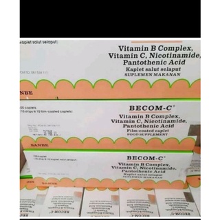 Jual becomc/ Becom C/ vitamin c 500mg/ multivitamin mineral | Shopee ...