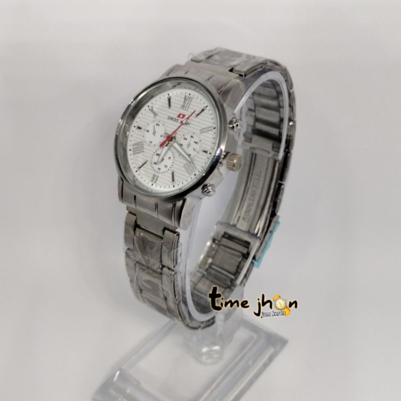 Jual Jam Tangan Pria Dan Wanita Tali Rantai/Krepyak Gratis Batu ...