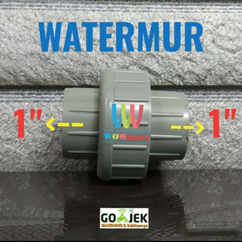 Jual Watermur 1 " Inch PVC Polos Asli Water Mur Watermoor 1" Inci ...