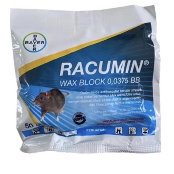 Jual Produk Terbaru Racumin Wax Block 50 Gr ( Racun Tikus Rumah Tangga ...