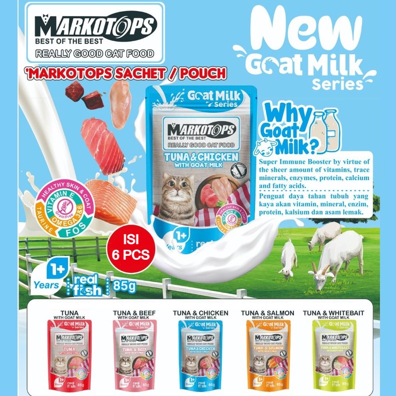 Jual MARKOTOP Pouch / Cat Wet Food Sachet 85 Gram | Shopee Indonesia