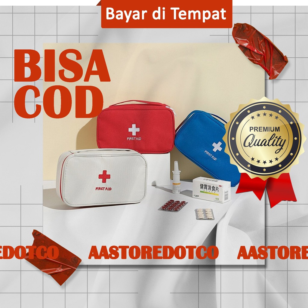 Jual TAS P3K TAS MEDIS KOTAK P3K FIRST AID KIT KOTAK OBAT P3K TAS ...