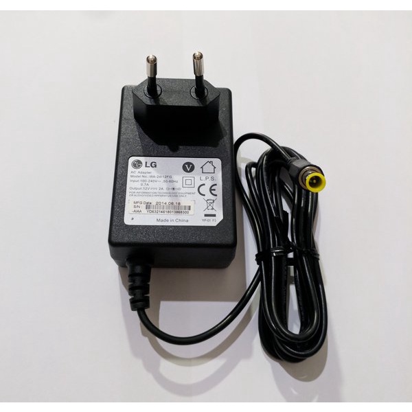 Jual ADAPTOR MONITOR LG 12V 2A PIN JARUM | Shopee Indonesia