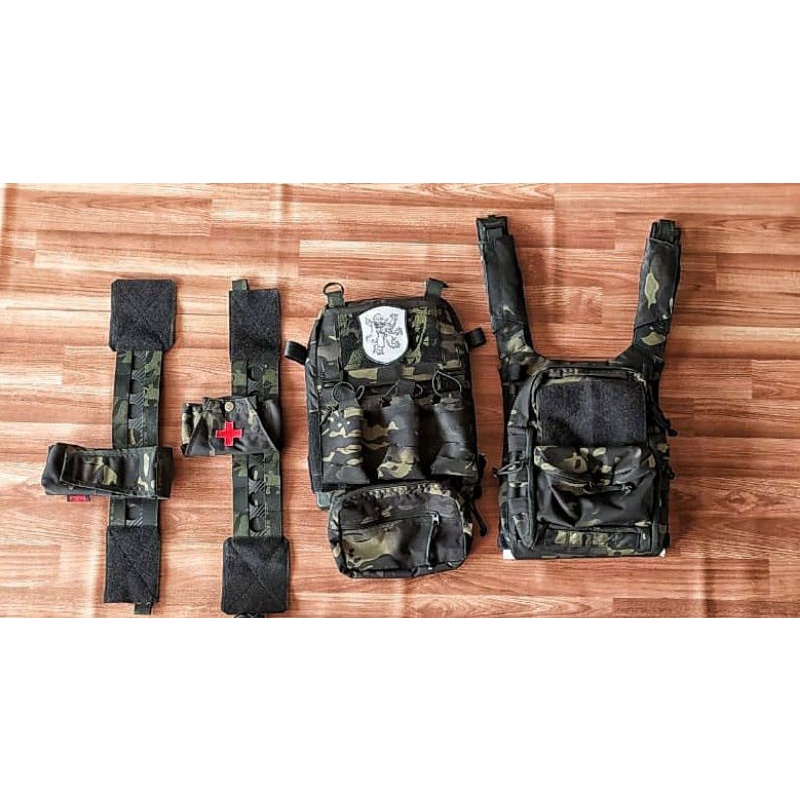Jual Body Vest Rompi Militer Tactical Repro FCPC | Shopee Indonesia