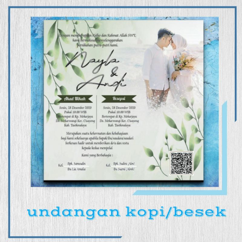 Jual Undangan mini pernikahan undangan kopi murah cantik | Shopee Indonesia