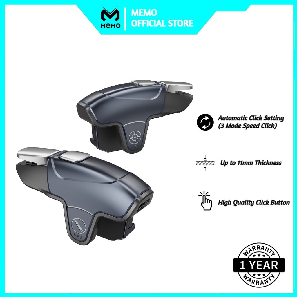 Jual Memo Ak02 Automatic Trigger Controller l1 r1 Gaming For Mobile ...