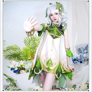 Jual Genshin Impact Nahida Cosplay Costume Genshin Lesser Lord Kusanali ...