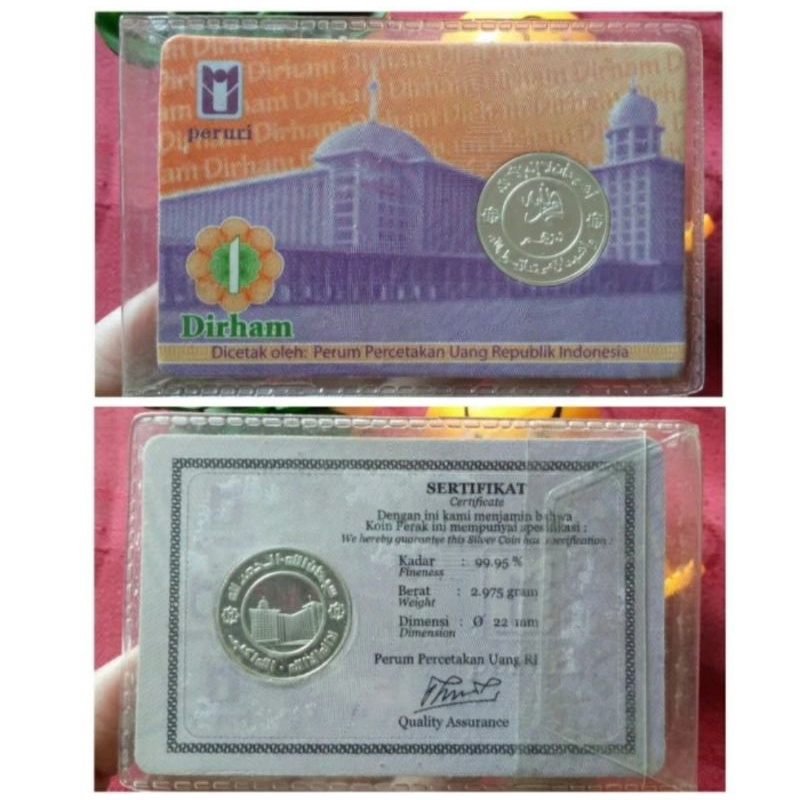 Jual Koin Perak 1 Dirham Peruri bukan wakala imn sala isilver | Shopee ...