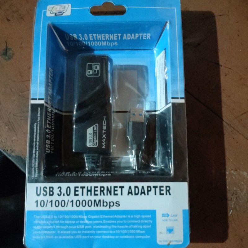 Jual Ethernet Adapter MAXTECH / USB to LAN | Shopee Indonesia