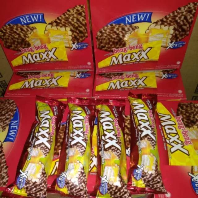 Beng beng Maxx Grosir - 12Pcs 32g Bengbeng Mex - benk benk max - Wafer ...