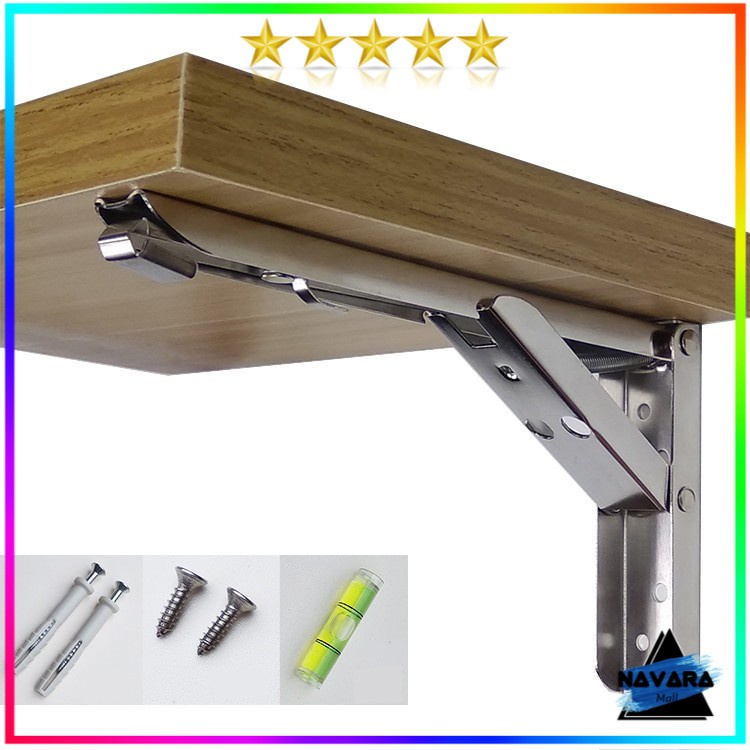 Jual 2pcs Engsel Siku Meja Lipat Dinding ukuran 8, 10, 12, 14 inch Meja ...