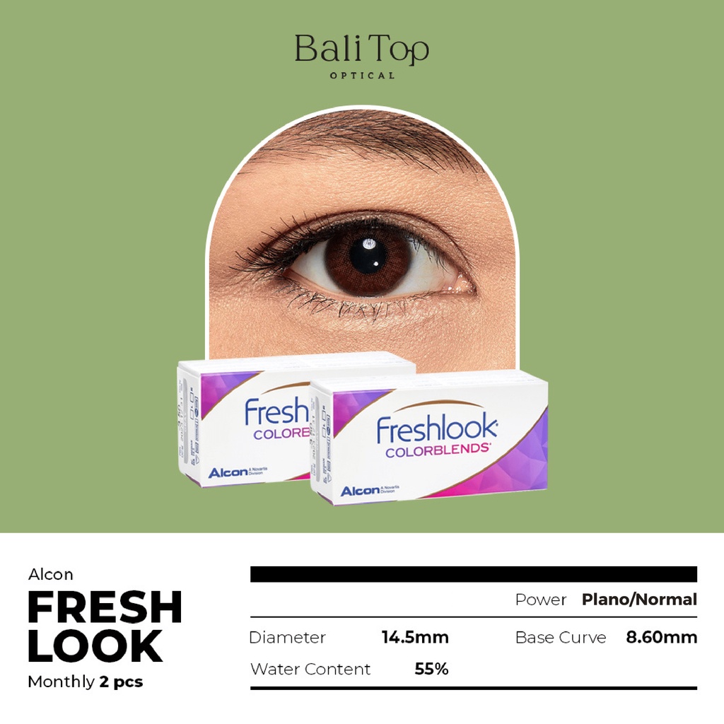 Jual Freshlook Softlens Warna by Alcon (5 pilihan warna) (Plano/Normal ...
