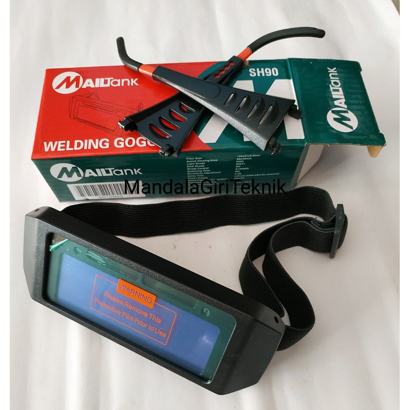 Jual Kaca mata las otomatis bisa ganti kaca / Welding Goggles | Shopee ...