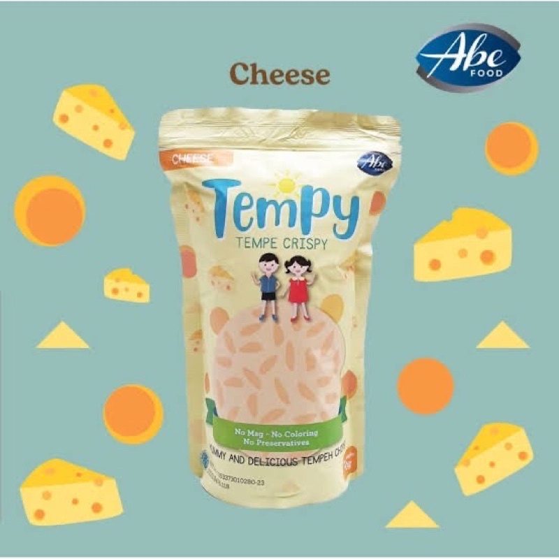 Jual Tempy Tempe Crispy Kids 70 gr Abe Food Snack Anak Keripik Tempe ...