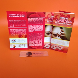 Jual Leaflet / Brosur Kesehatan - Tentang Anemia dan Tablet Penambah ...