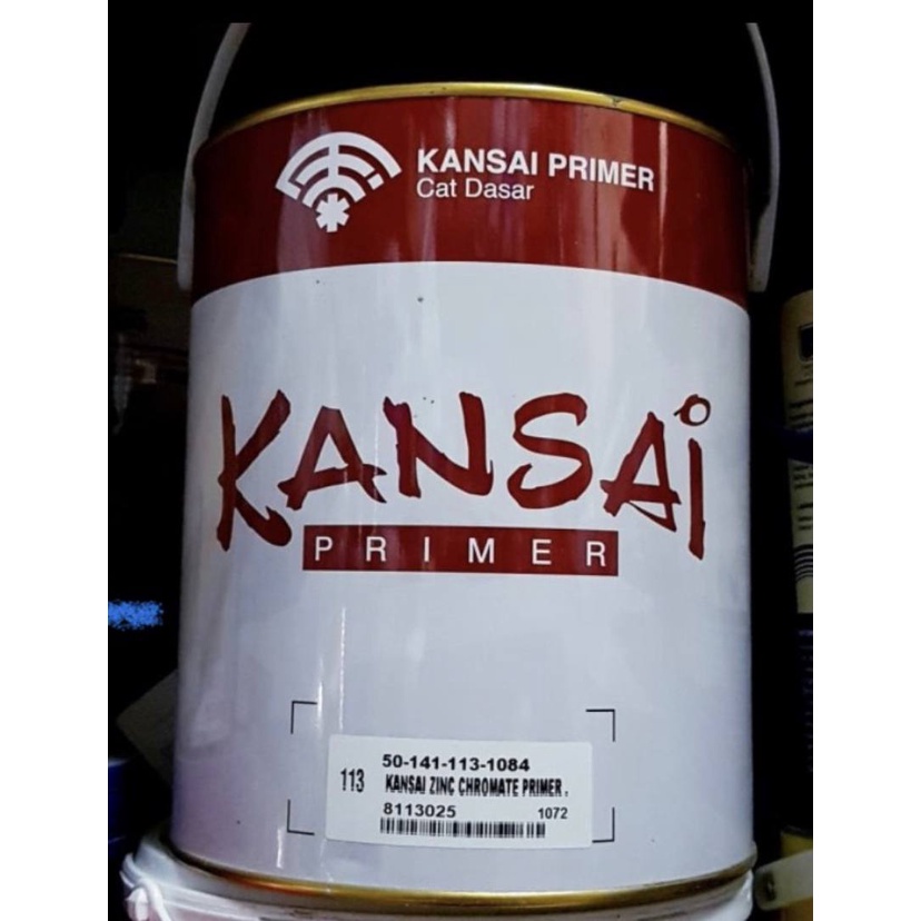 Jual CAT DASAR MENI BESI KANSAI PAINT PRIMER GREY GREEN RED OXIDE 5 KG | Shopee Indonesia