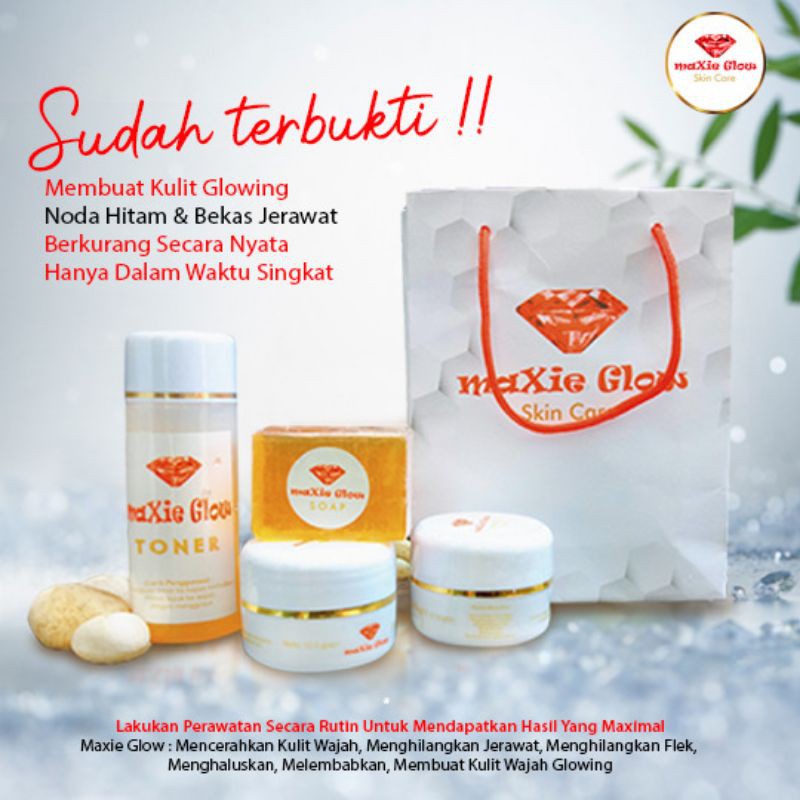 Jual Maxie glow skincare (Krim pemutih wajah bpom) | Shopee Indonesia