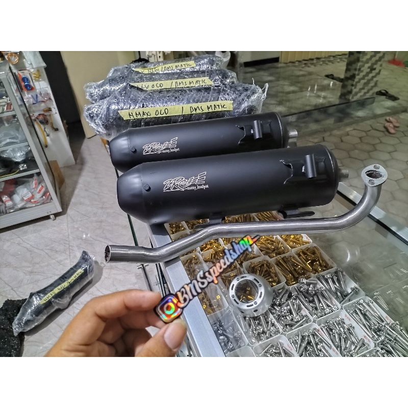Jual kenalpot ZRC copy CMS NMAX OLD dan NMAX NEW,AERO OLD,AEROX NEW ...