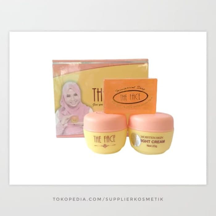 Jual Paket CREAM WAJAH THE FACE BPOM ( whitening & moisturizing ...