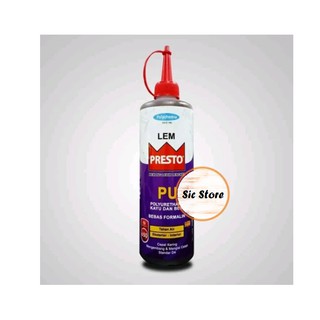 Lem PRESTO PU POLYURETHANE 650 Gram Lem Serbaguna Kayu Besi HPL VENEER Kertas Keramik Lem ...