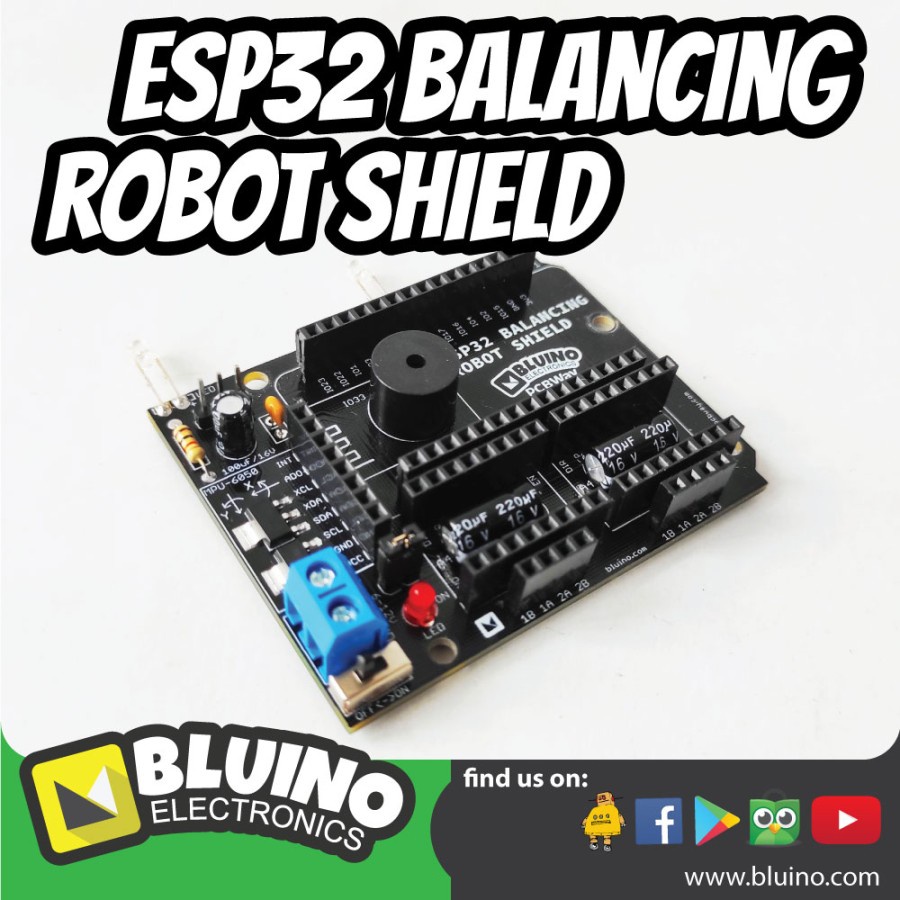 Jual ESP32 Balancing Robot Shield - Stepper Motor Driver Self Balancing ...