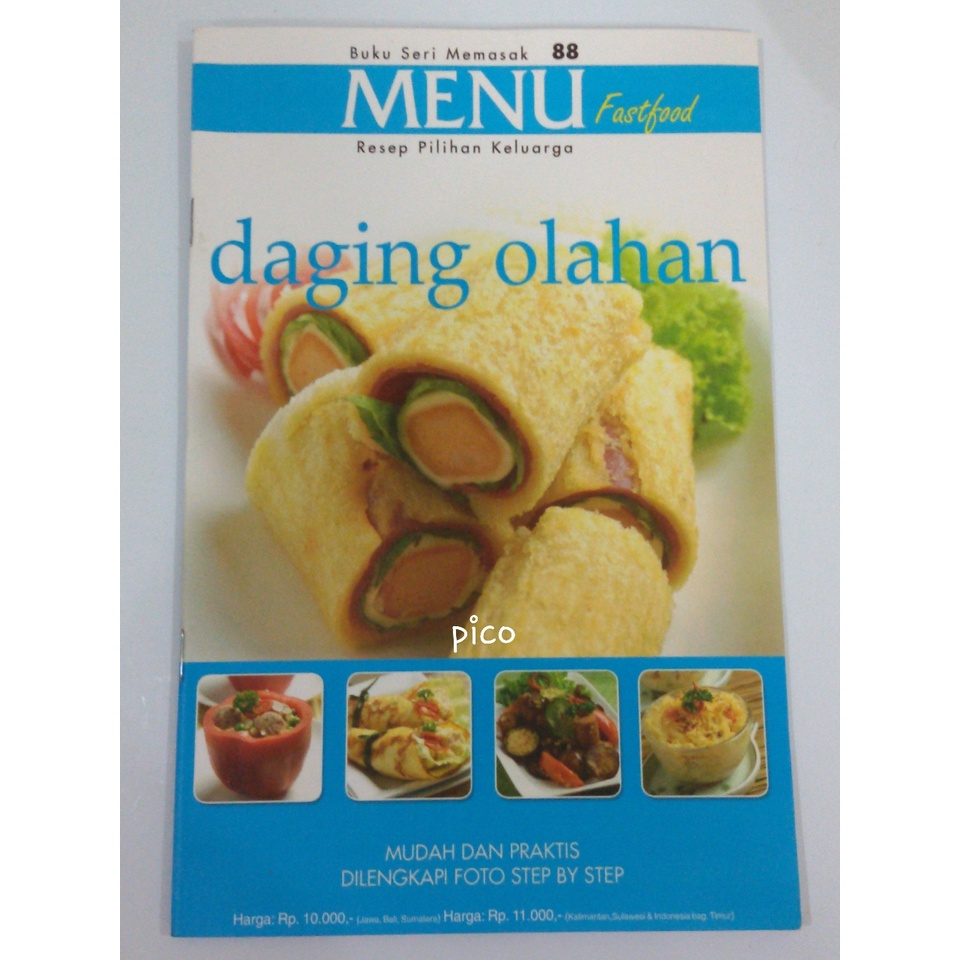 Jual Resep Daging Olahan - Menu Fastfood Buku Seri Memasak Pilihan ...