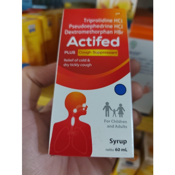 Jual actifed plus cough 60 ml / batuk kering | Shopee Indonesia