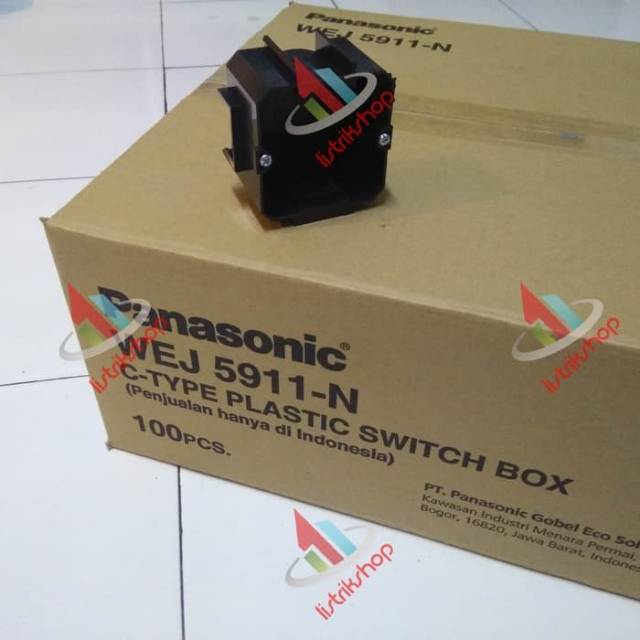 Jual Inbow dus Panasonic Kemasan Dus isi 100 pcs - WEJ5911N | Shopee ...