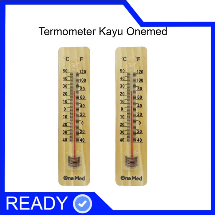 Jual Thermometer Ruang Kayu Onemed - Alat Pengukur Suhu Ruangan ...