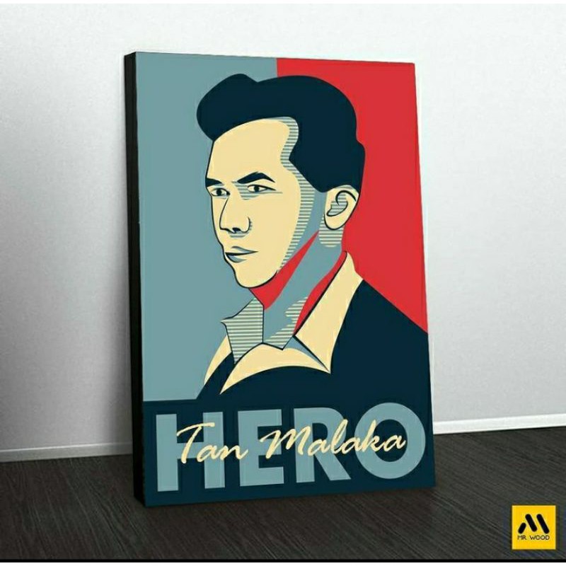 Jual Poster Tan Malaka kayu 30x20 | Shopee Indonesia