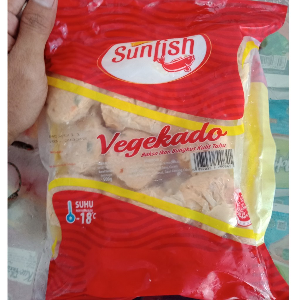 Jual SUNFISH VEGEKADO ISI 21 PCS - VEGEKADO 500 GRAM - BASO IKAN ...