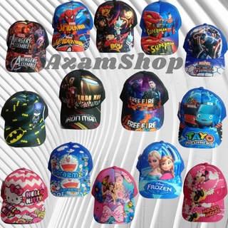 Jual Topi anak topi karakter print topi karakter anak laki laki topi ...