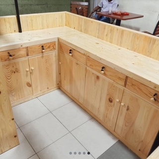 Jual Meja Booth Stand Jualan makanan minuman kayu Jati Belanda meja ...