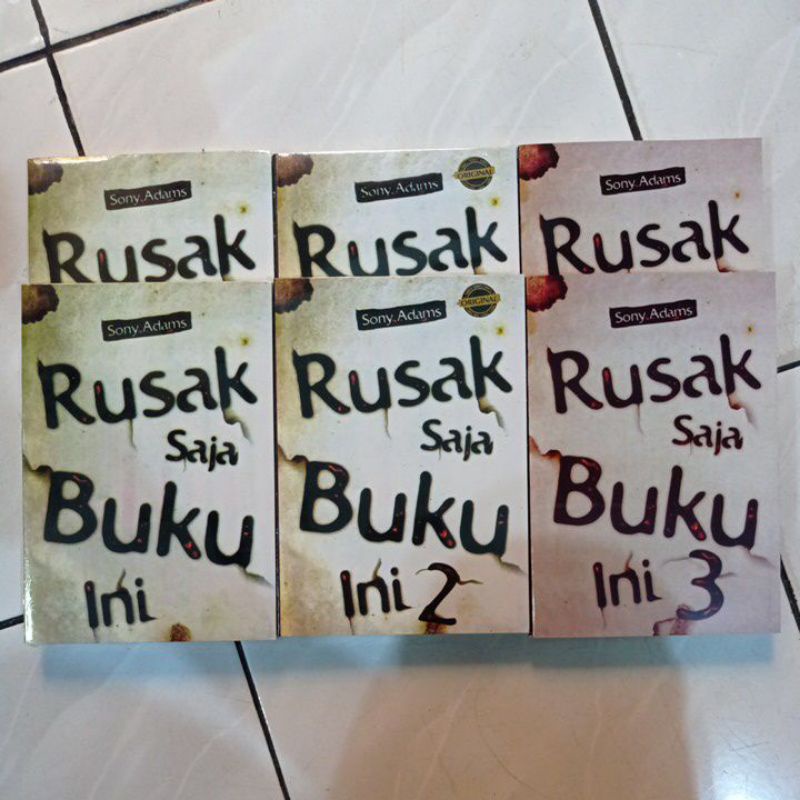 Jual paket 3 novel Rusak saja buku ini 1, Rusak saja buku ini 2, Rusak ... Jual paket 3 novel Rusak saja buku ini 1, Rusak saja buku ini 2, Rusak ...