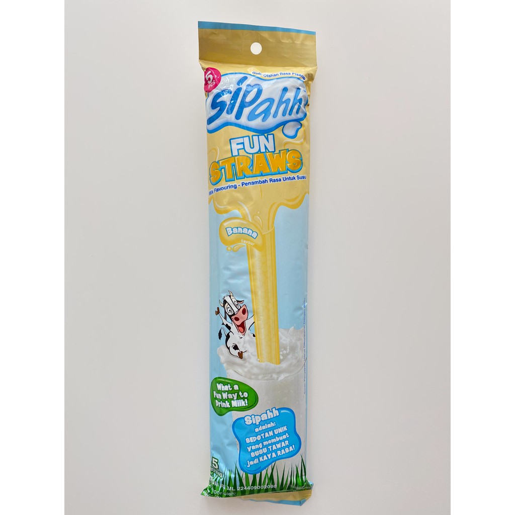 Jual Sipahh Fun Straw Pack 5's (Banana) | Shopee Indonesia