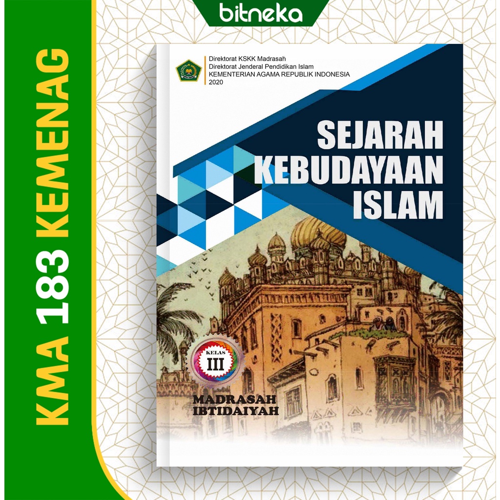 Jual Buku Siswa Sejarah Kebudayaan Islam SKI Kelas 3 MI KEMENAG KMA 183 | Shopee Indonesia