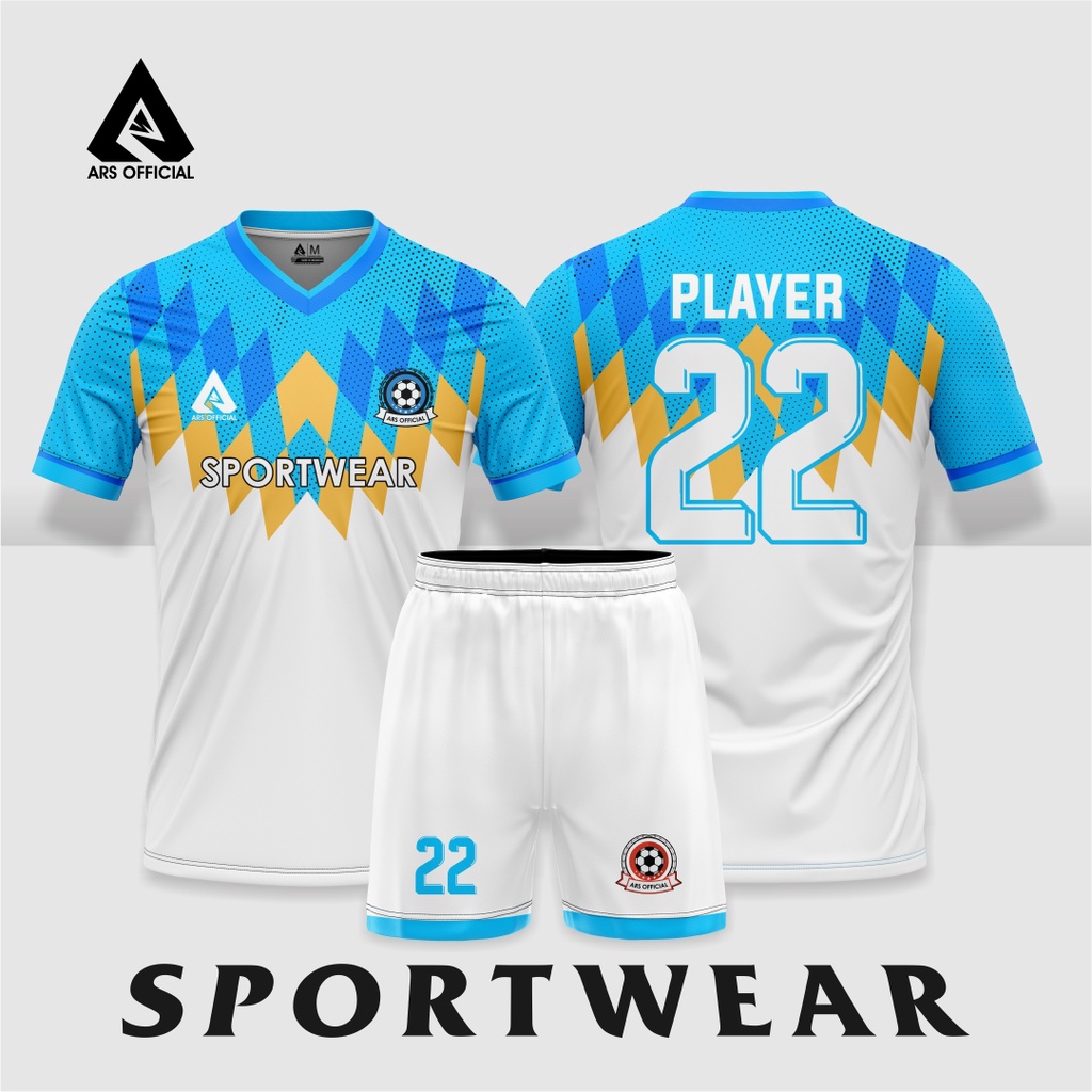 Jual JERSEY FUTSAL & JERSEY SEPAK BOLA PRINTING ARS GERMAN BLUE | Shopee Indonesia