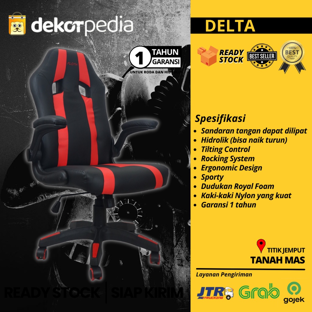Jual Kursi Gaming FLOTH-DELTA (DALAM KOTA) | Shopee Indonesia