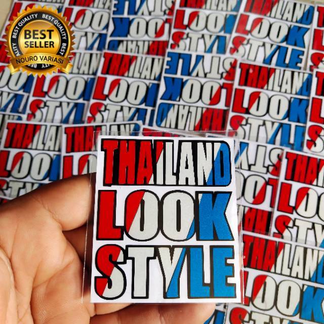 Jual STIKER CUTTING STICKER TUMPUK THAILAND THAILAND LOOK STYLE ...