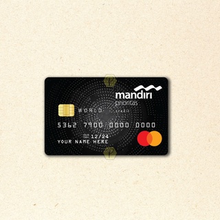 Jual SKIN/STICKER MANDIRI PRIORITAS - Card Skin Sticker Pliata Stiker ...