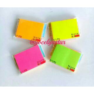 Jual (51x38mm)Sticky notes/sticky makers/pembatas buku/ bookmark ...