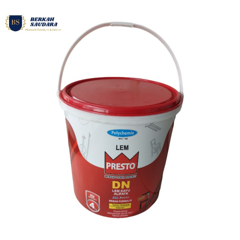 Jual Lem Presto DN 4kg Lem Kayu Alifatik | Shopee Indonesia