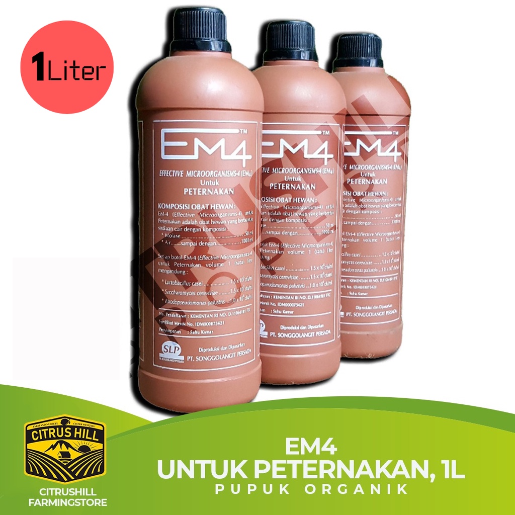 Jual EM4 PETERNAKAN 1 Liter - PUPUK ORGANIK CAIR MIKROORGANISME POC ...