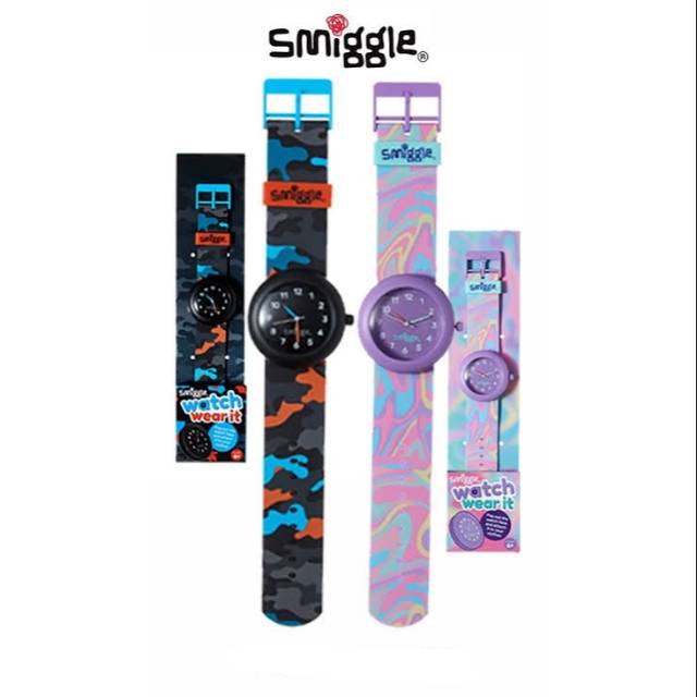 Jual SMIGGLE watch wear it army black or pink | Shopee Indonesia