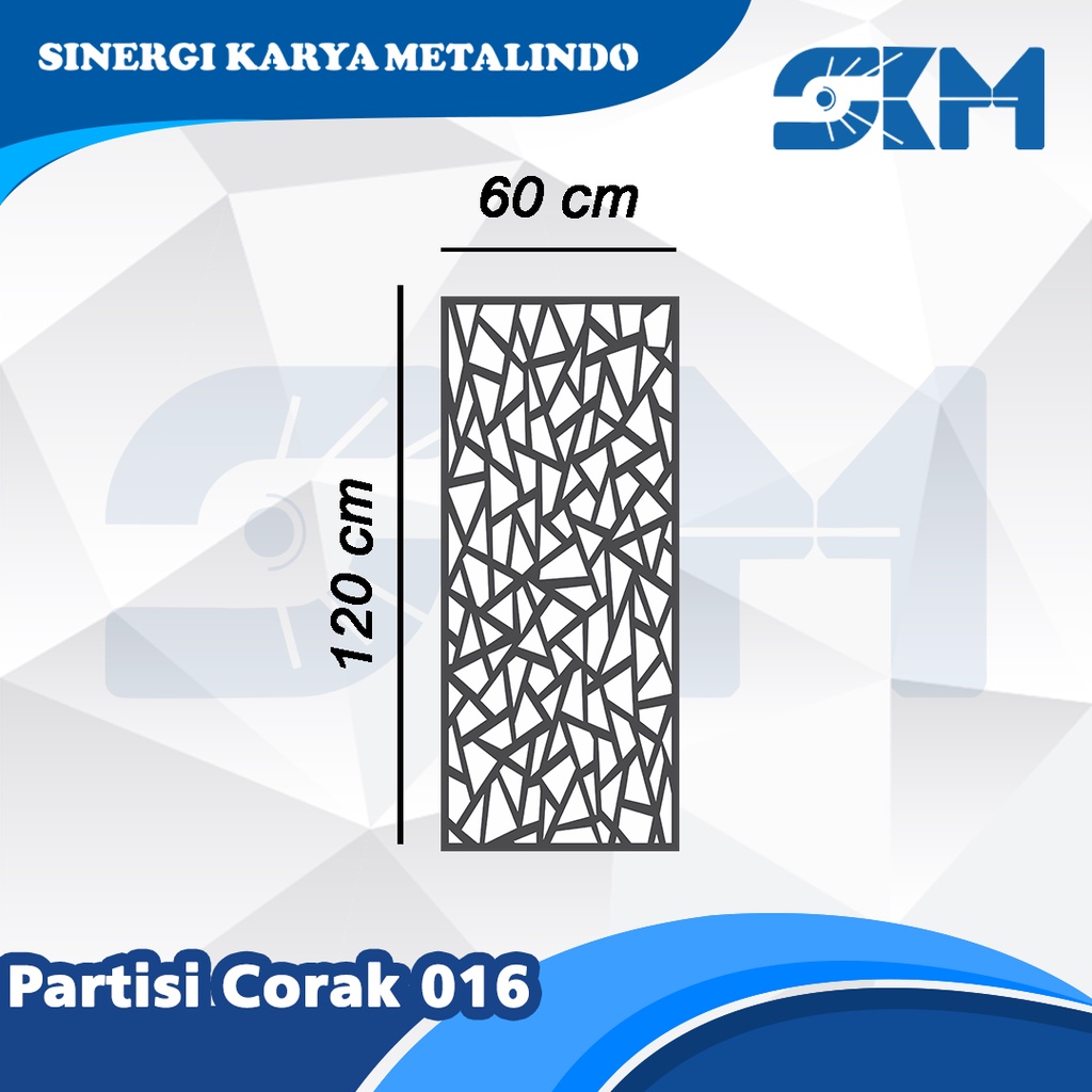 Jual PLAT PARTISI PAGAR MOTIF 120X60cm TEBAL 1MM - 2MM / LASER CUTTING ...
