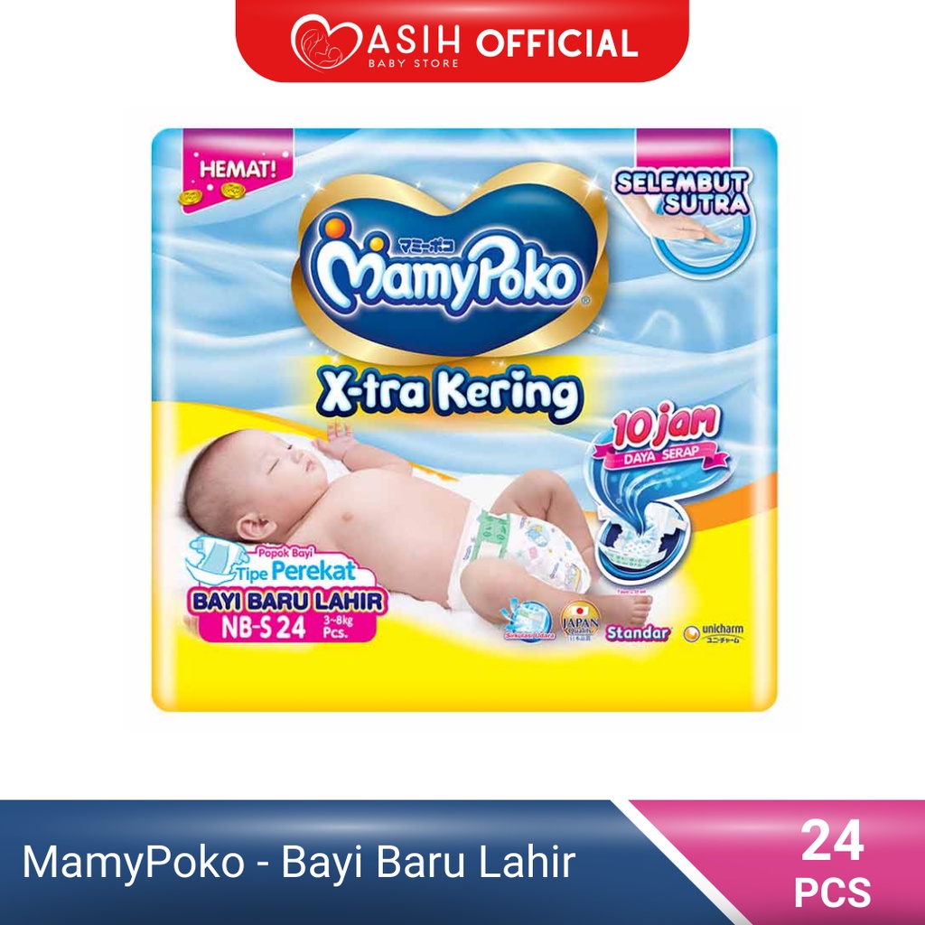Jual Mamy Poko NB Pampers Bayi Baru Lahir Newborn Baby Popok | Shopee Indonesia